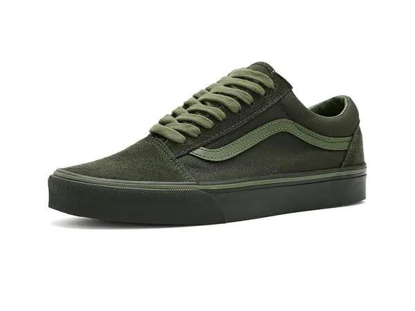VANS Old Skool Checkerboard Low Top Sneakers - Green