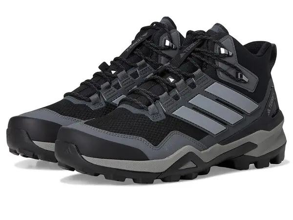 ADIDAS OUTDOOR Terrex Skychaser Gore-tex Mid Top Hiking Shoes - Black/grey/grey