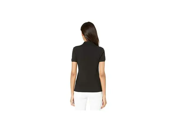 Lacoste Short Sleeve Slim Fit Stretch Pique Polo - Black
