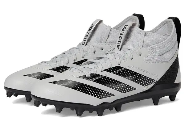 Adidas Adizero Impact.2 Mid Top Football Cleats - Gray