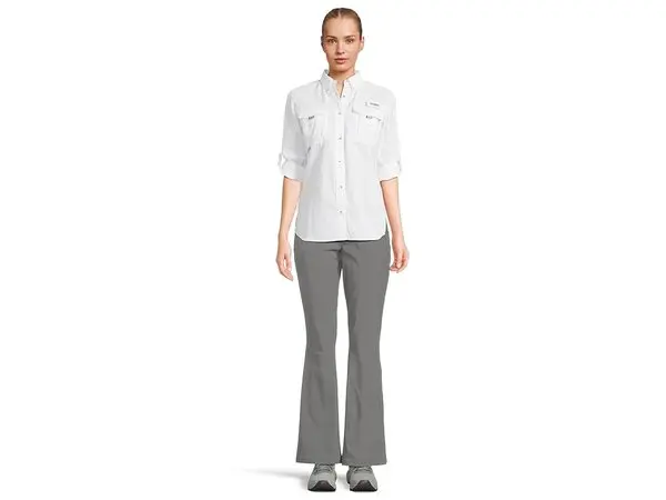 Columbia Boot-cut Stretch Pants With Upf 50 Protection - Gray