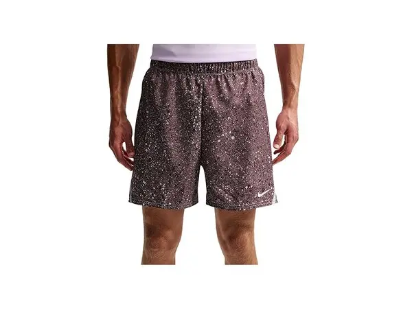 Nike Dri-fit Victory 7 All Over Print Shorts - Brown
