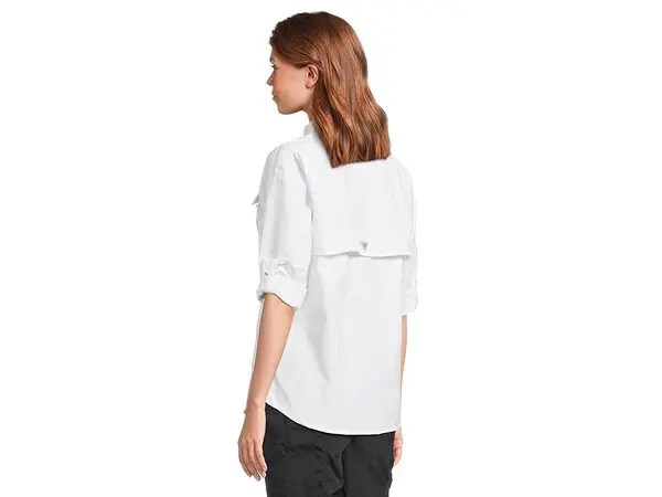 Columbia Bahama Ii Long Sleeve Shirt - White