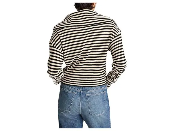 Madewell Half Zip Stripe Jacket