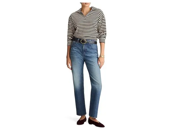 Madewell Half Zip Stripe Jacket