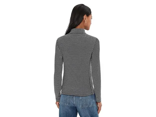 Madewell Stripe Coverstitch Turtleneck