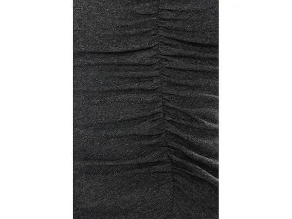 Madewell Slinky V-neck Long Sleeve Top - Gray