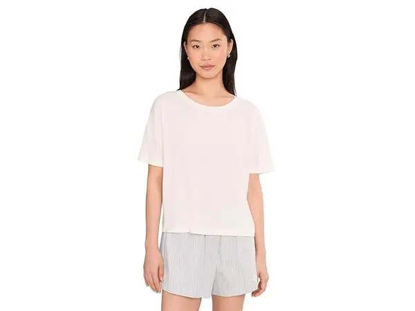 Eberjey Gisele Modal T-shirt Jumpsuit - Bone