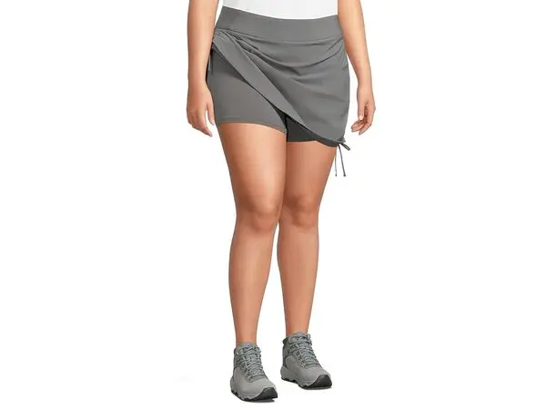 Columbia All Seasons Ruched Skort - Gray
