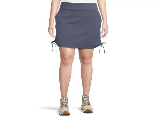Columbia Ruched Skort With Upf 50 Protection - Navy