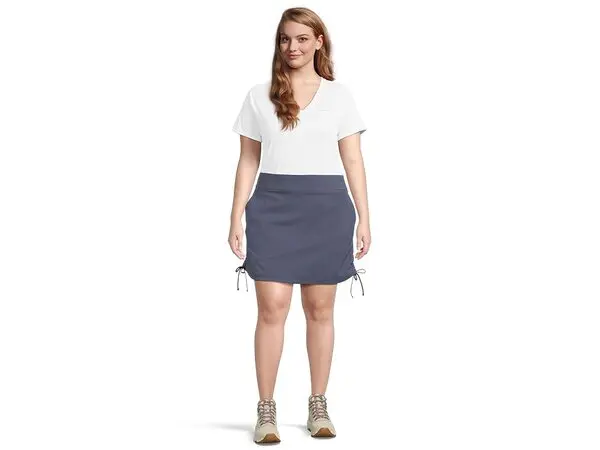 Columbia Ruched Skort With Upf 50 Protection - Navy