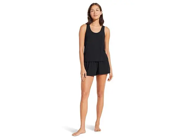 Eberjey Gisele Relaxed Fit Shorts - Black