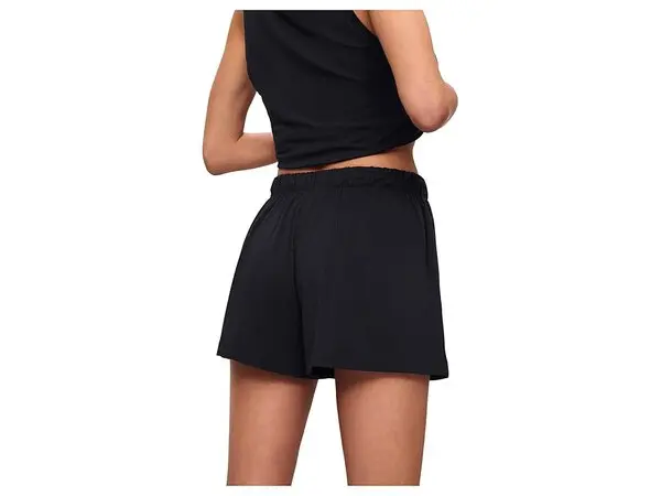 Eberjey Gisele Relaxed Fit Shorts - Black