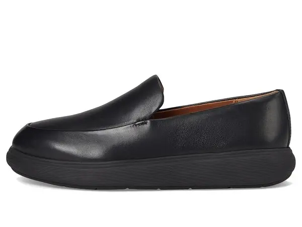 Fitflop Iq-comff Leather Loafers Flat Slip-on Shoes