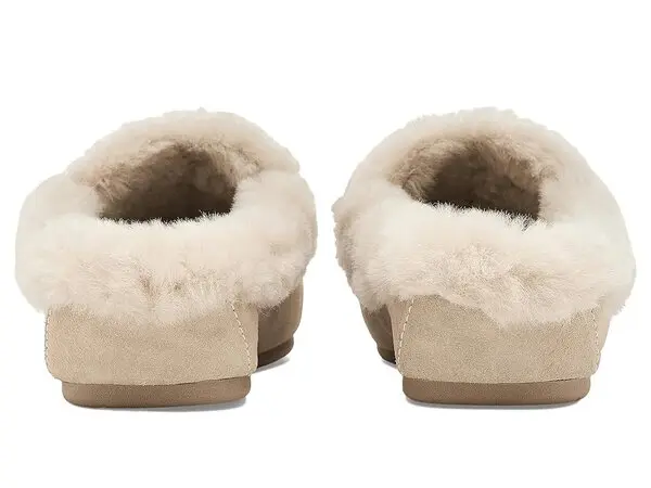 UGG Ansley Mule Suede Slippers - Beige