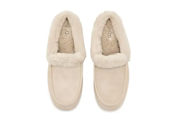 UGG Ansley Mule Suede Slippers - Beige