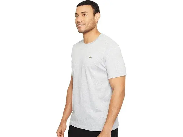 Lacoste Sport Short Sleeve Technical Jersey Tee Shirt T Shirt - Gray