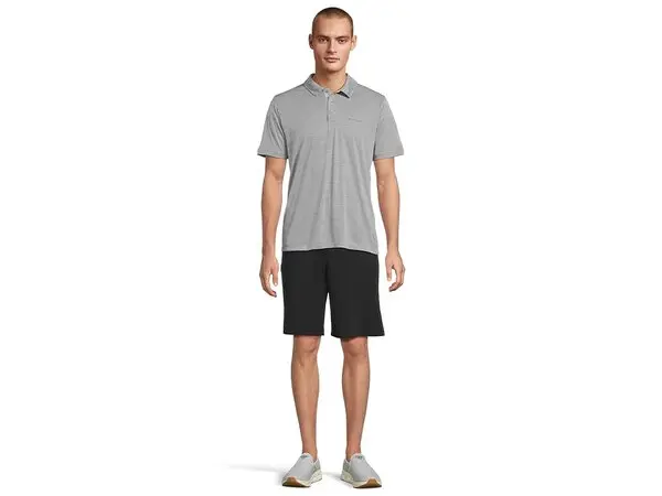 Columbia Sage Peak Knit Polo Short Sleeve Knit Grey Heather - Gray