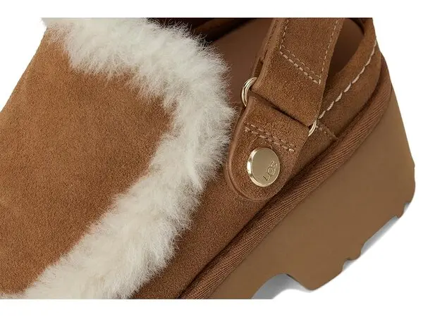 UGG Esmee Clogs With Sheepskin Trim