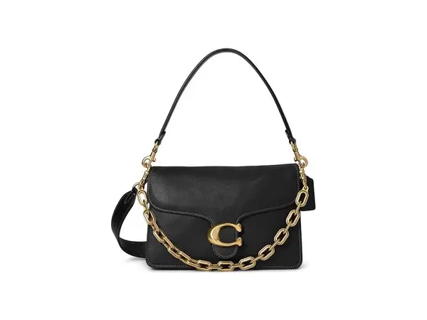 COACH Chain Tabby Shoulder Bag - Black