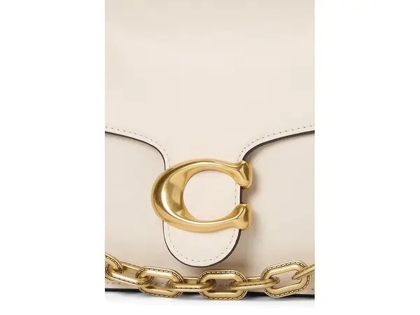 COACH Chain Tabby Shoulder Bag - White