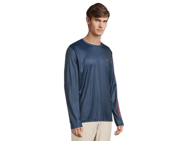 Columbia Terminal Tackle Pfg High Side Long Sleeve Clothing Collegiate /pfg High Side Dorado - Navy