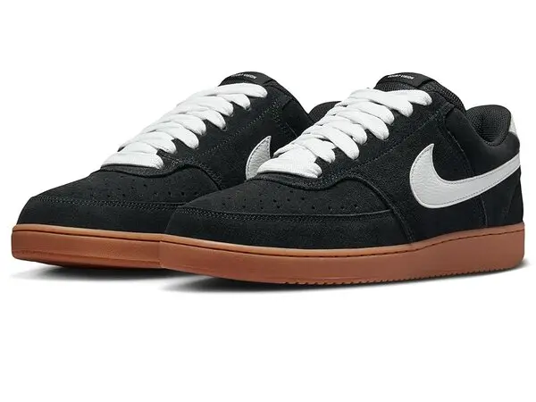 Nike Court Vision Low Flyease Sneakers - Black