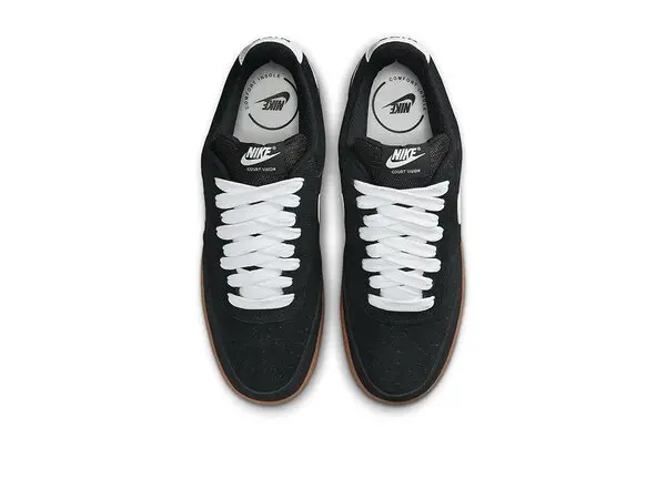 Nike Court Vision Low Flyease Sneakers - Black