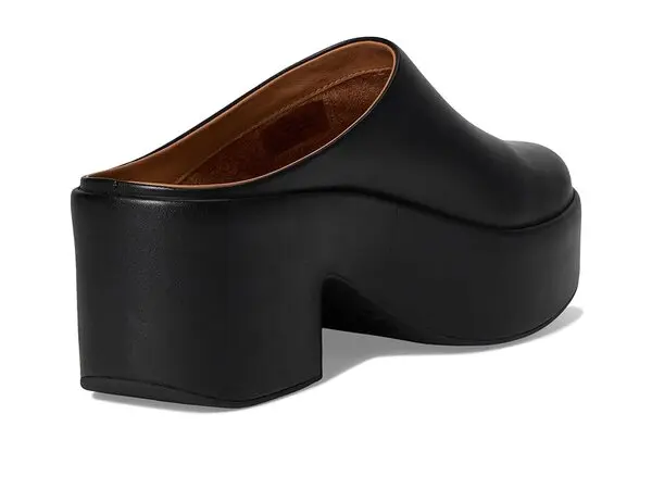 Fitflop Leather Platform Heeled Mules