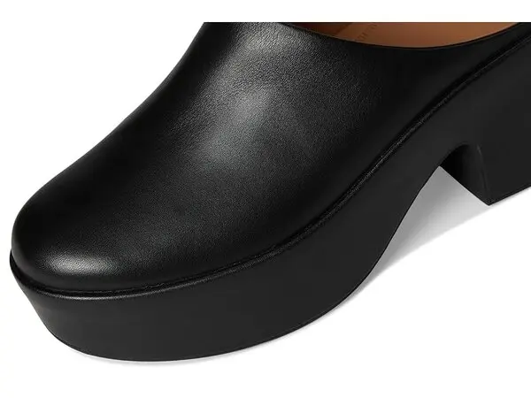 Fitflop Leather Platform Heeled Mules