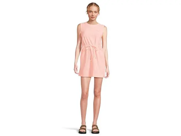 Columbia Bogata Bay Dress Ii Sleeveless Round Neck Drawstring Dress - Pink