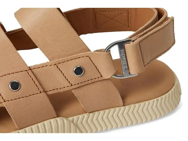 Sorel Ona Ave Slingback Flat Sandals - Brown