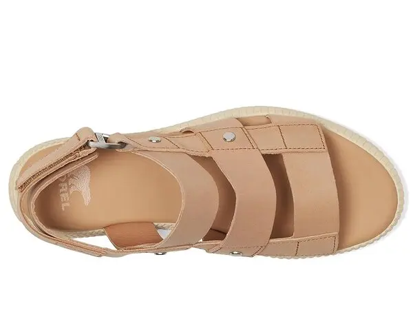 Sorel Ona Ave Slingback Flat Sandals - Brown