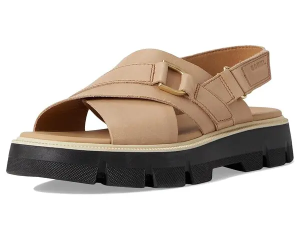 Sorel Rein Cbtm Crisscross Sandals - Beige