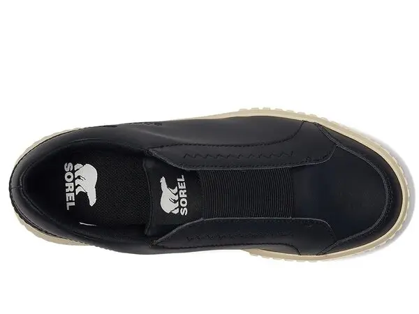 Sorel Slip-on Sneakers With Suede Upper And Lug Sole - Black