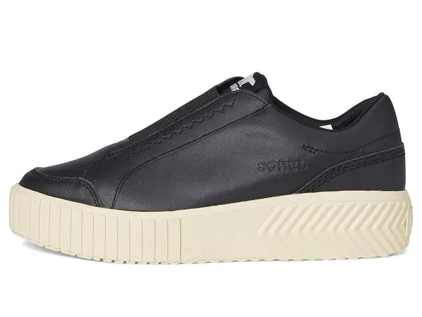 Sorel Slip-on Sneakers With Suede Upper And Lug Sole - Black