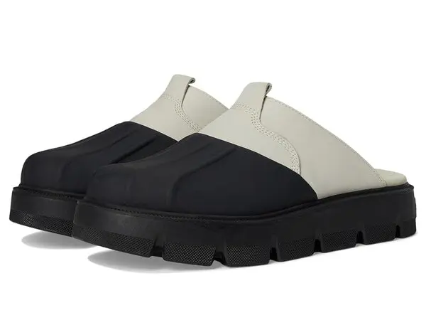 Sorel Rein Clog Slippers - Chalk/black