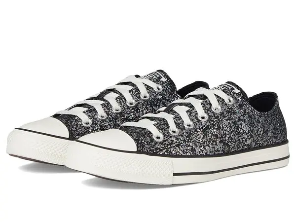 CONVERSE Chuck Taylor All Star Low Top Glitter Sneakers - Black