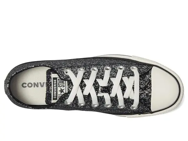 CONVERSE Chuck Taylor All Star Low Top Glitter Sneakers - Black