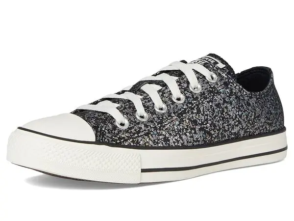 CONVERSE Chuck Taylor All Star Low Top Glitter Sneakers - Black