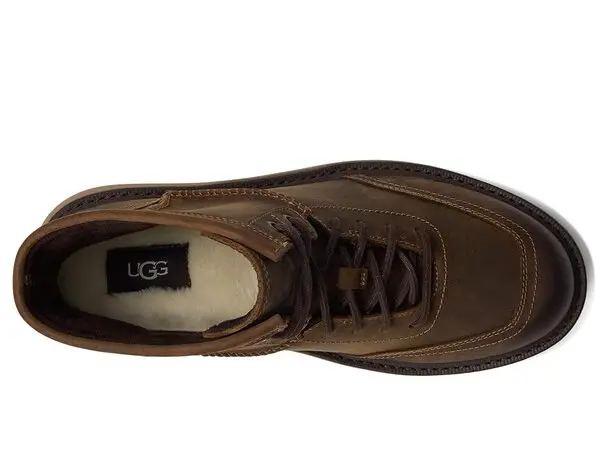 UGG Idyllwild Lace Up Waterproof Leather Boots - Brown