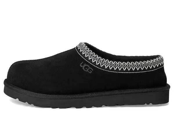 UGG Tasman Ii Suede Sheepskin Lined Slip-on Slipper - Black