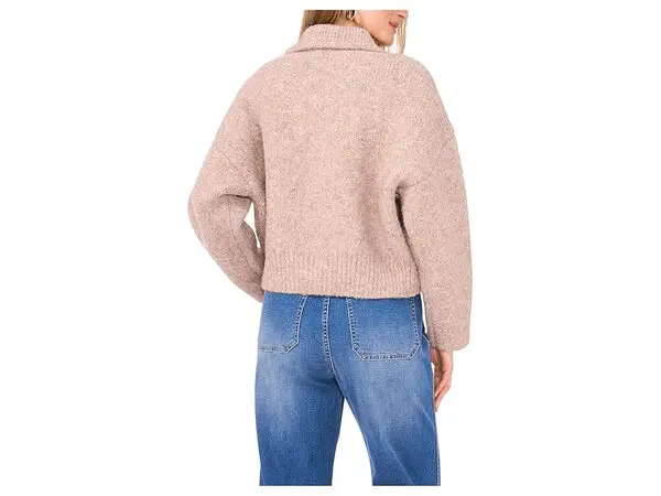 Vince Camuto Collared Zip-up Cardigan Sweater