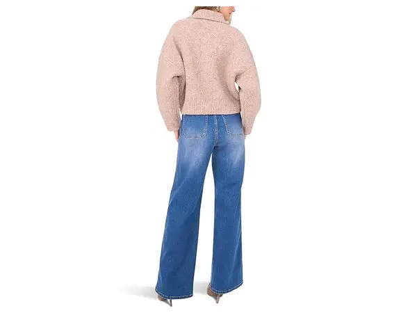 Vince Camuto Collared Zip-up Cardigan Sweater