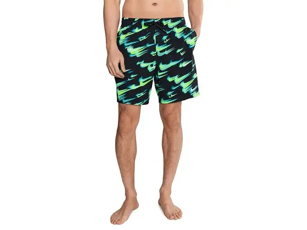 Nike Breaker Print 7 Volley Swim Trunks - Volt