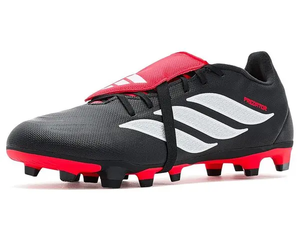 Adidas Predator Club Fold-over Tongue Firm Ground/multi Ground Soccer Cleats - Black
