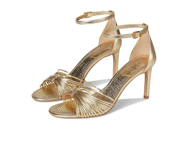 Vince Camuto Blaine Strappy High Heel Sandals - Gold