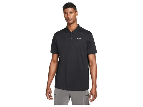 Nike Court Dri-fit Tennis Polo Clothing Obsidian - Black
