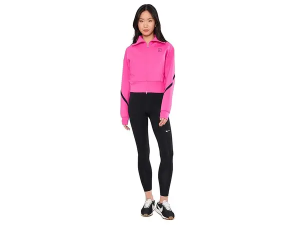 Nike Dri-fit Full-zip Tennis Jacket - Pink
