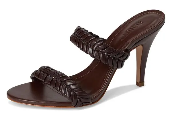 Schutz Cipri Mule Sandals - Brown